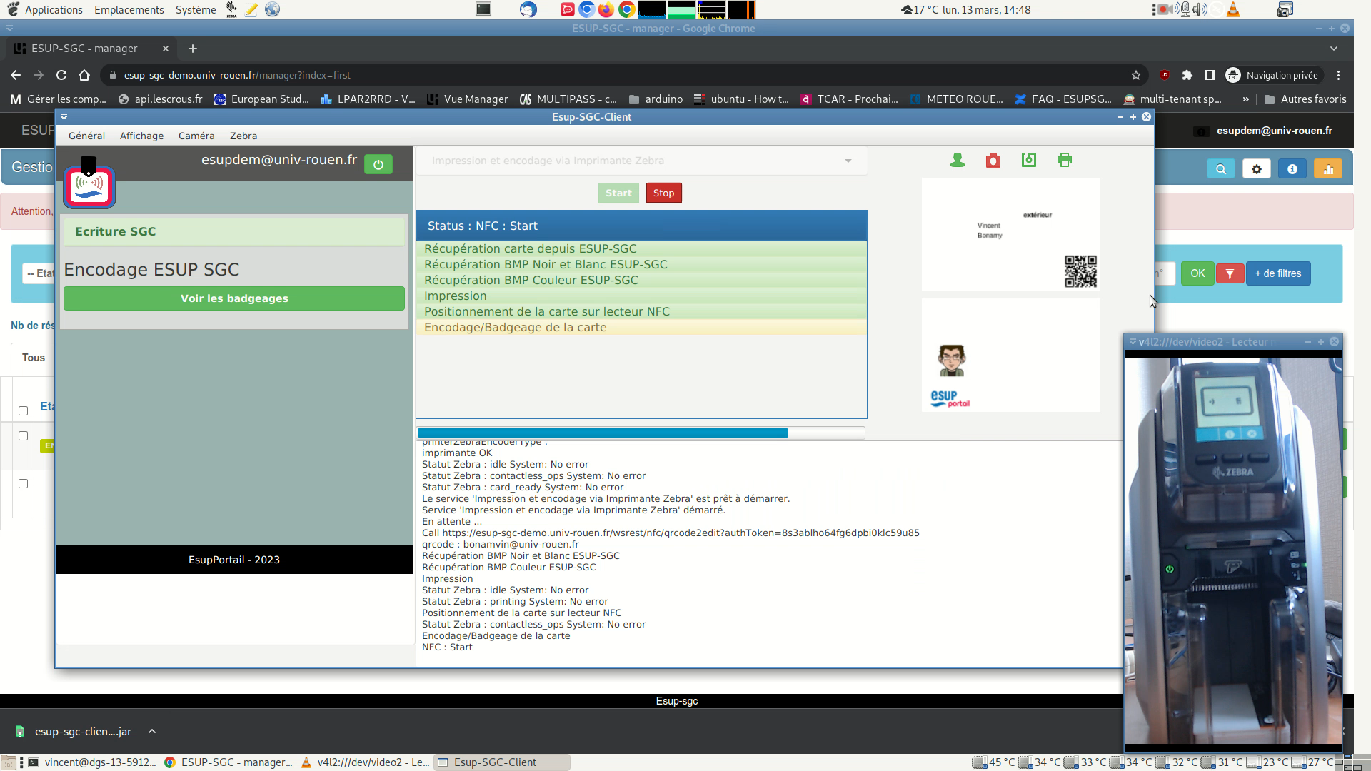 esup.Video - Édition D'Une Carte En 1 Passe Via Esup-Sgc
