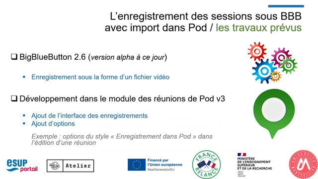 esup.Video - Couplage De Pod V3 Avec Bigbluebutton 2.6 Lo…
